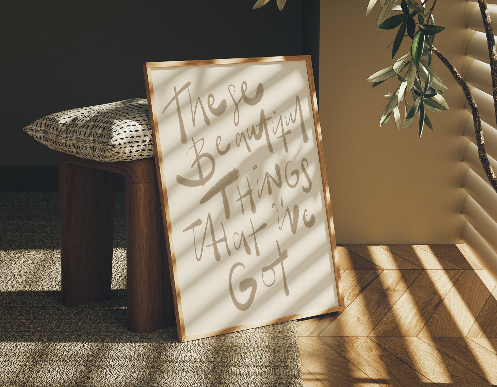 Benson Boone Beautiful Things Print Lyrics Print Hand-drawn Typography ...