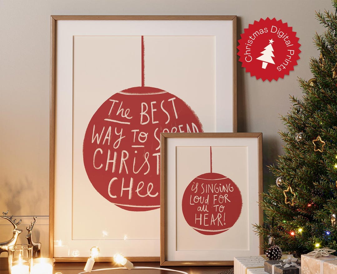 ELF Inspired Christmas Posters Christmas Prints Bundle Modern Christmas ...