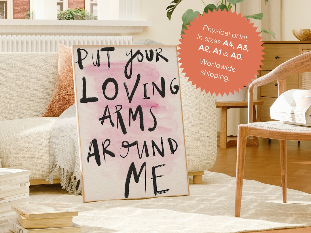 Fred Again Put Your Loving Arms Around Me Physical Print Coachella ...