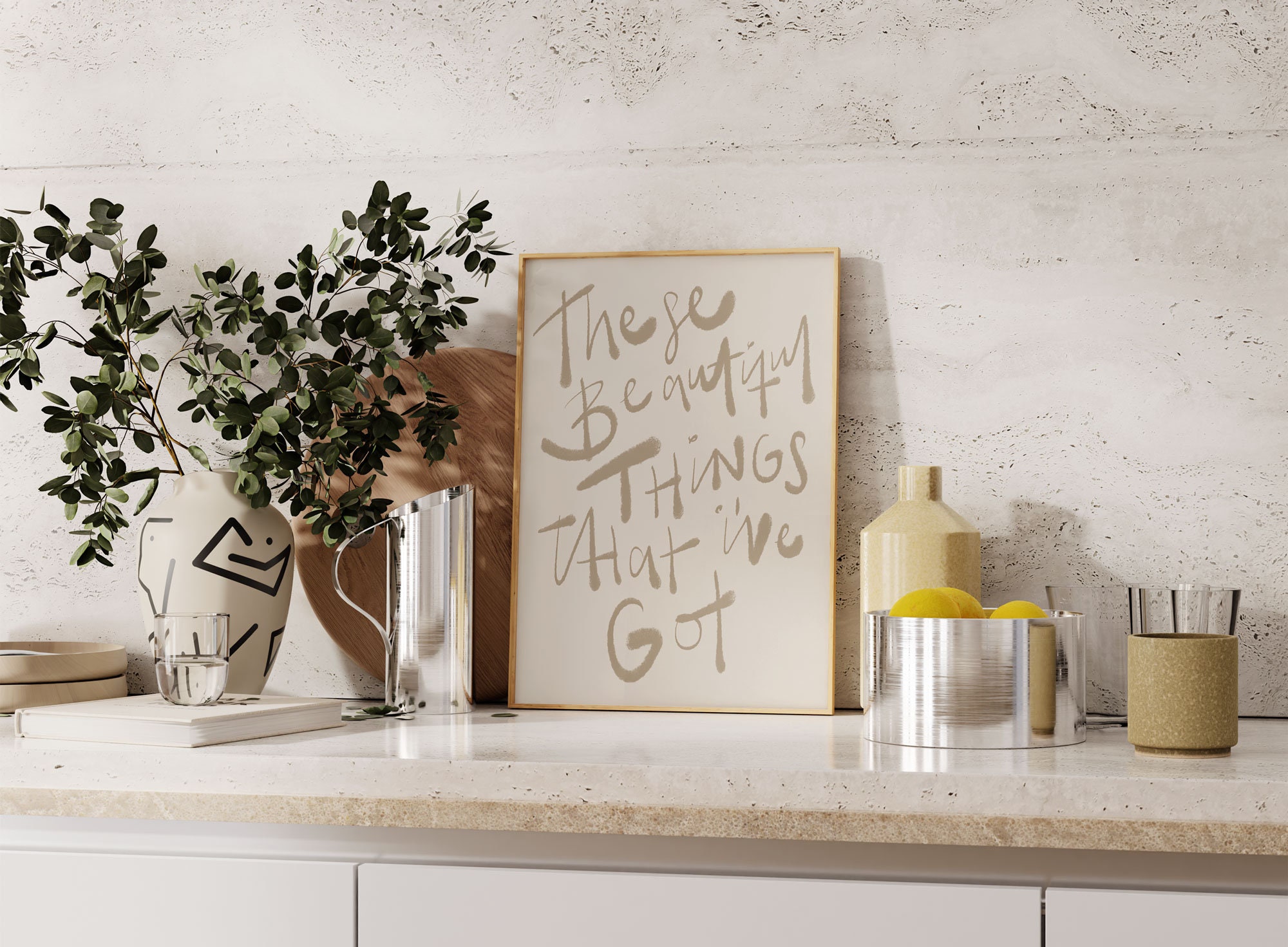 Benson Boone Beautiful Things Print Lyrics Print Hand-drawn Typography ...