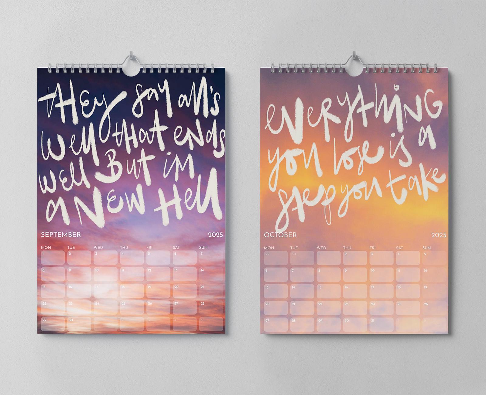 Taylor Swift 2025 Calendar Swifties Calendar in My Eras Era Calendar ...