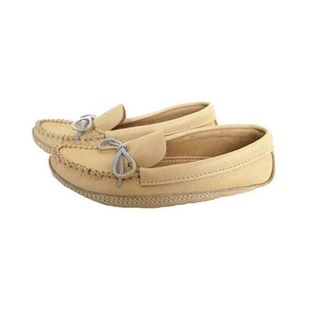 Moccasins Natural Moosehide - Mens Slippers - Made in Canada - Etsy