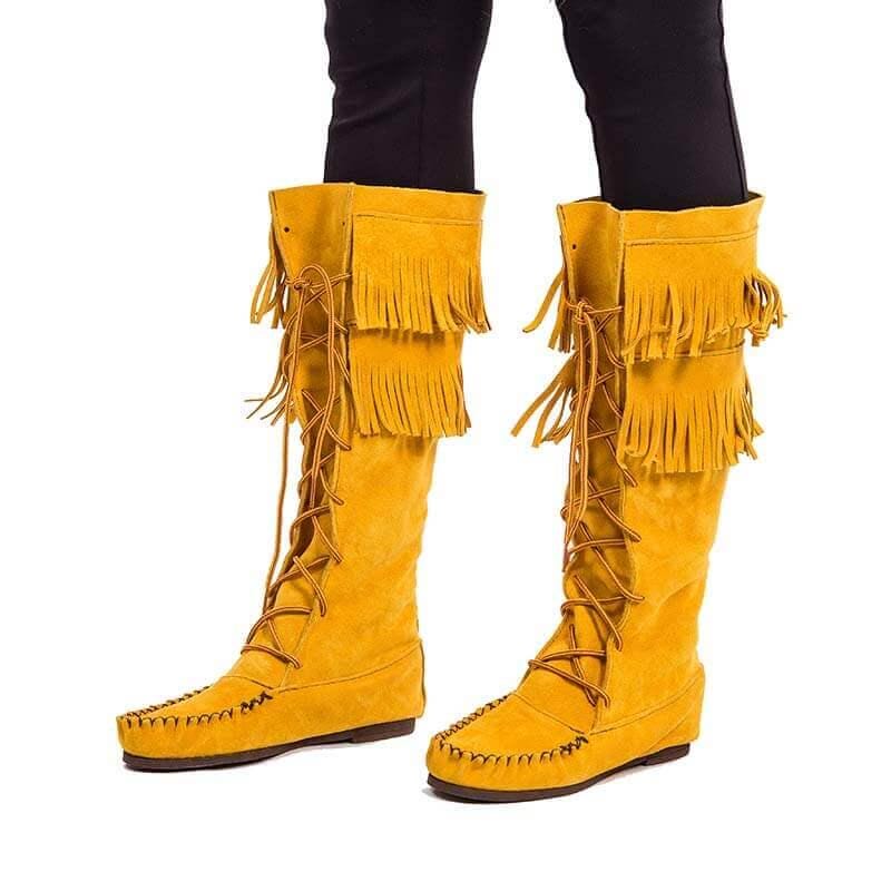 Fringe Boots - Etsy