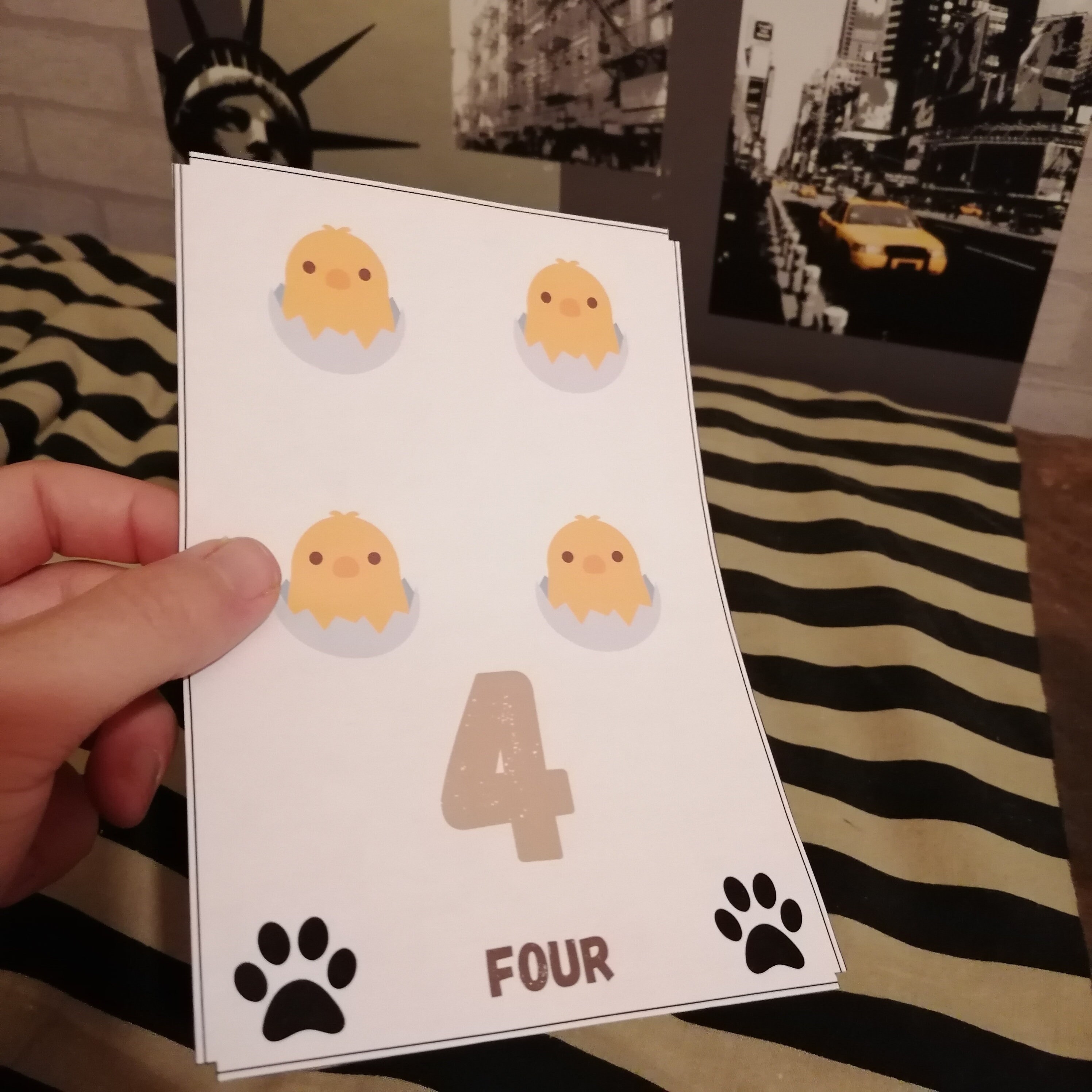 Counting Cute Animals, Flashcards, Number Cards, 1 to 10, Printable ...