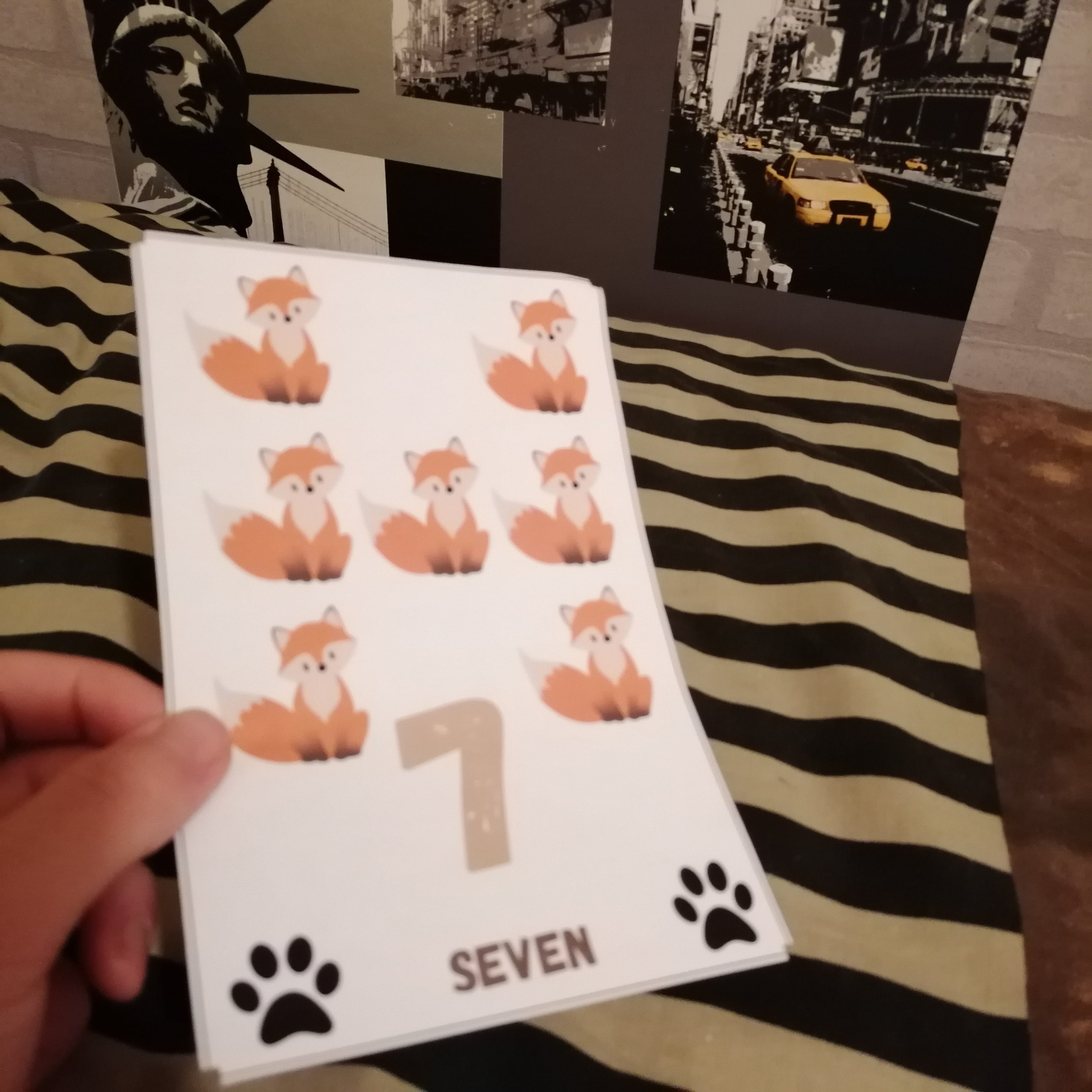 Counting Cute Animals, Flashcards, Number Cards, 1 to 10, Printable ...