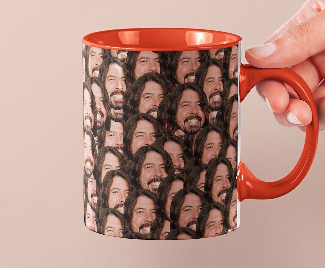 Dave Grohl Mug | Celebrity Coffee Mug Gift Idea | Mug for Foo Fighters ...