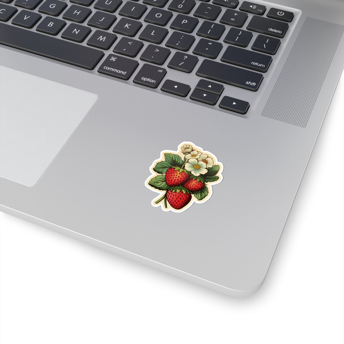 Vintage Strawberry Sticker - Etsy