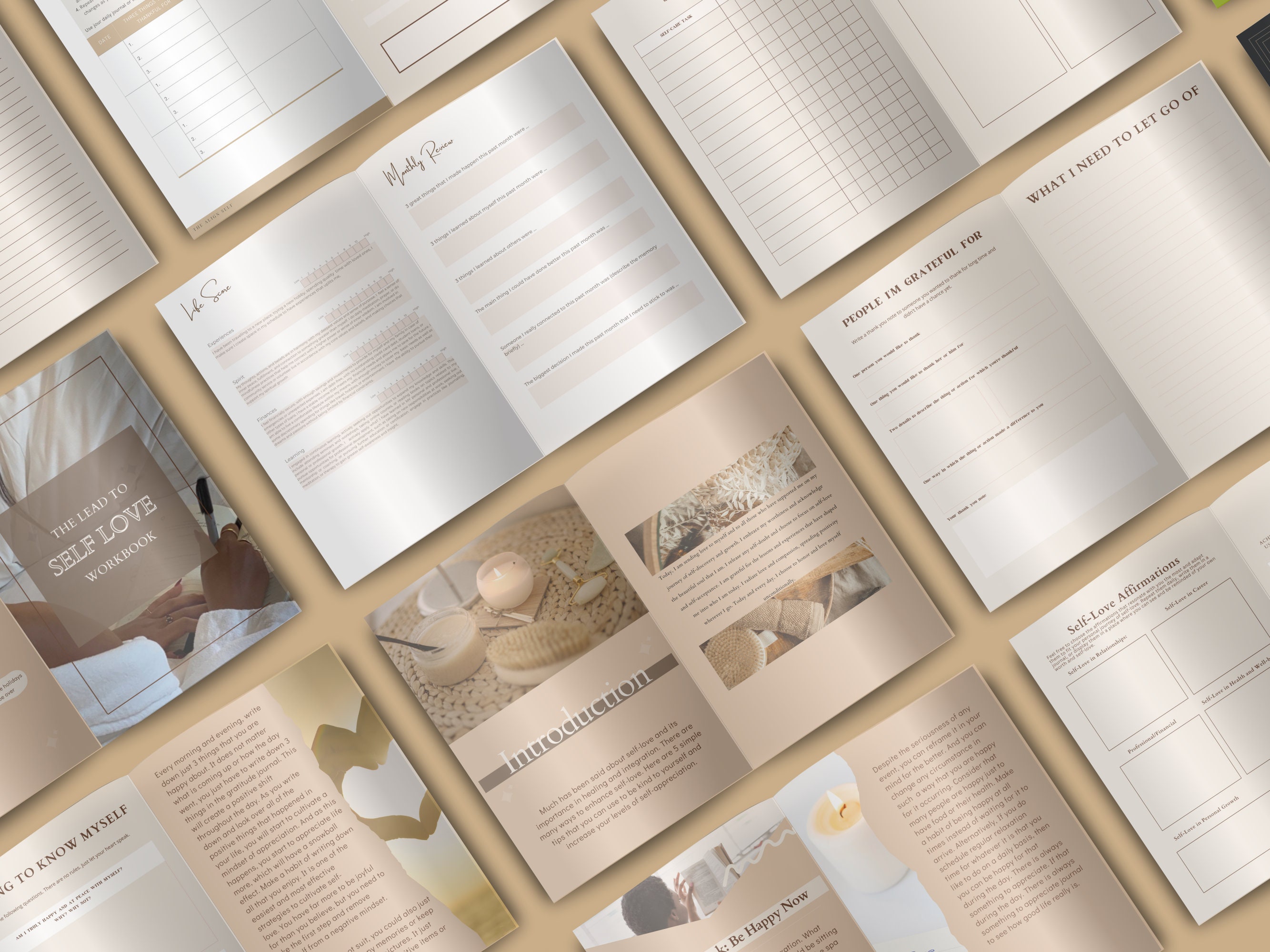 Ebook Template Self Love Editable Canva Ebook Workwook, Self ...