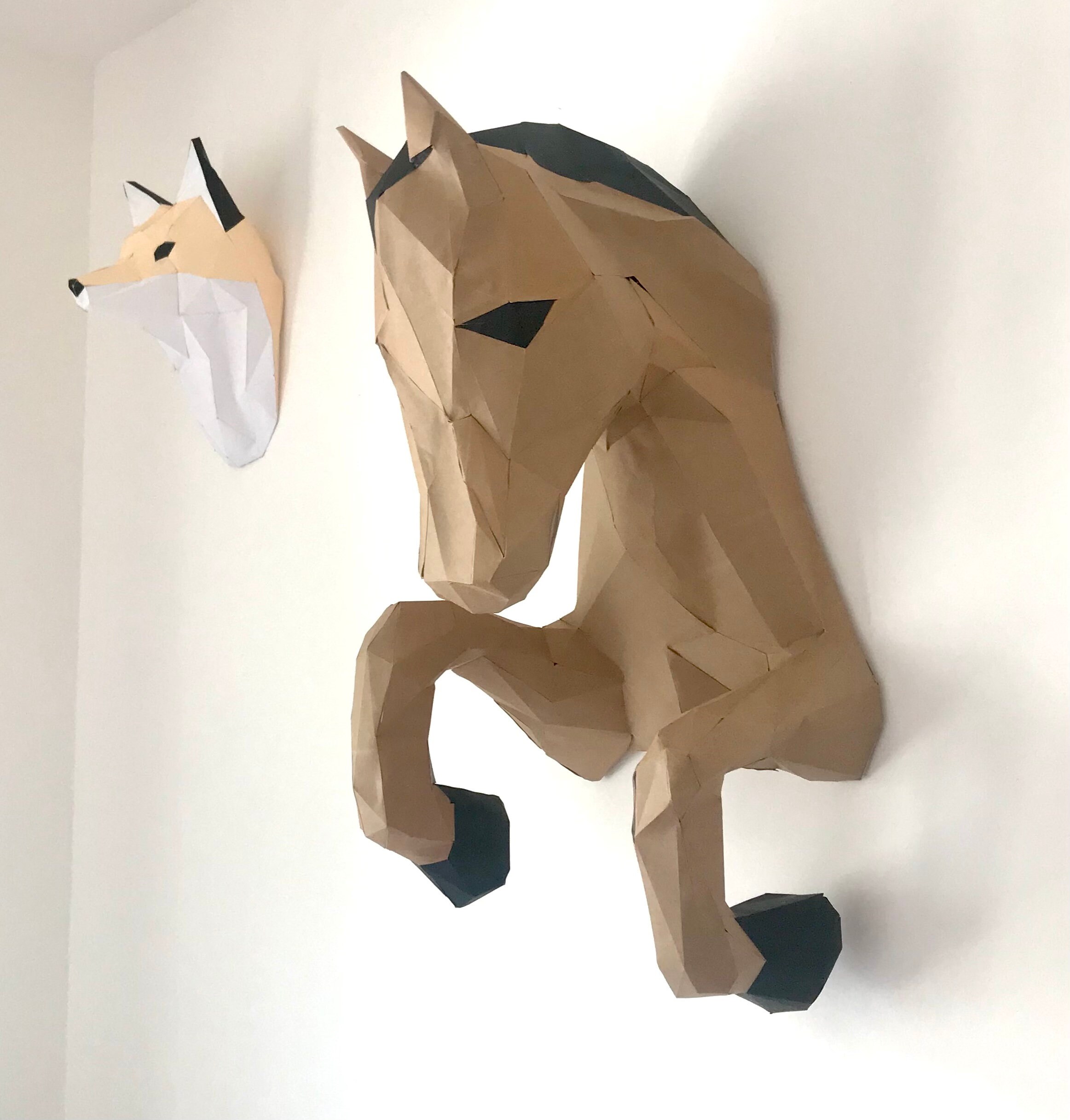 Papercraft Horse - Etsy