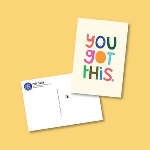 Mini Motivation Postcard Set – Bold Affirmation Cards for Snail Mail ...