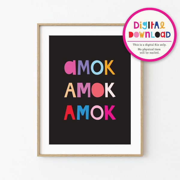 Amok - Etsy