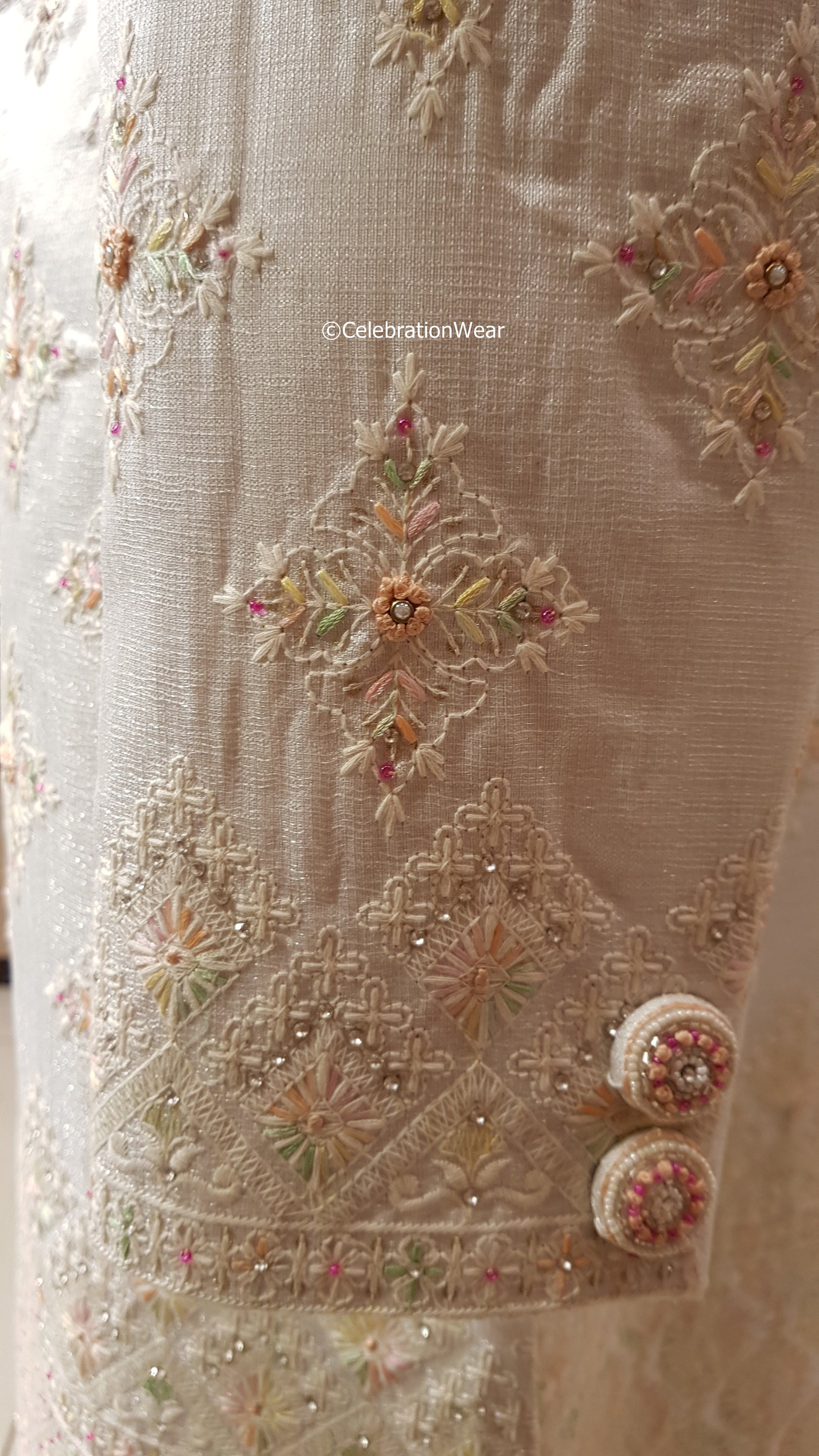 CLASSY WHITE SHERWANI for Men, White Sherwani Men Wedding, Groom ...