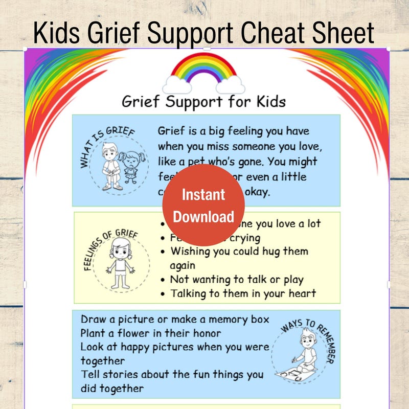 Help Child Grief - Etsy