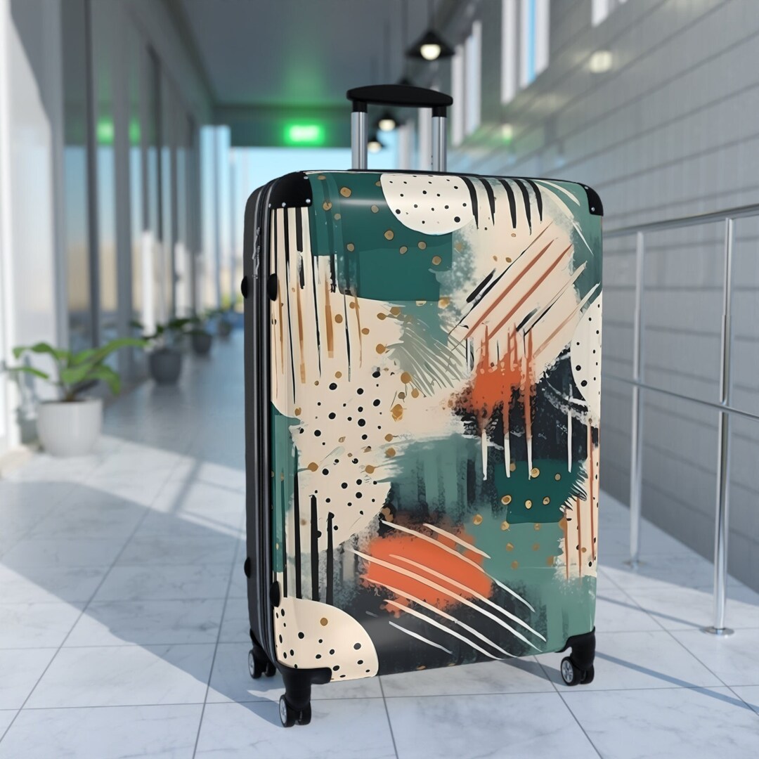 Spirited Boho Hard-shell Luggage Set, Matching Luggage 3 Sizes, Carryon ...