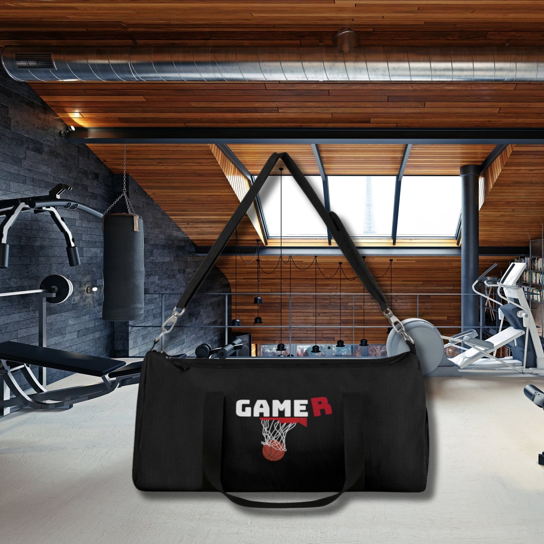 Gamer Workout Gear Duffel Bag, Available Two Sizes, 100% Polyester ...