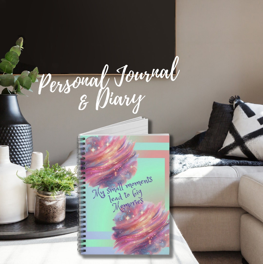 My Small Moments Lead to Big Memories Reflection Journal, Self ...