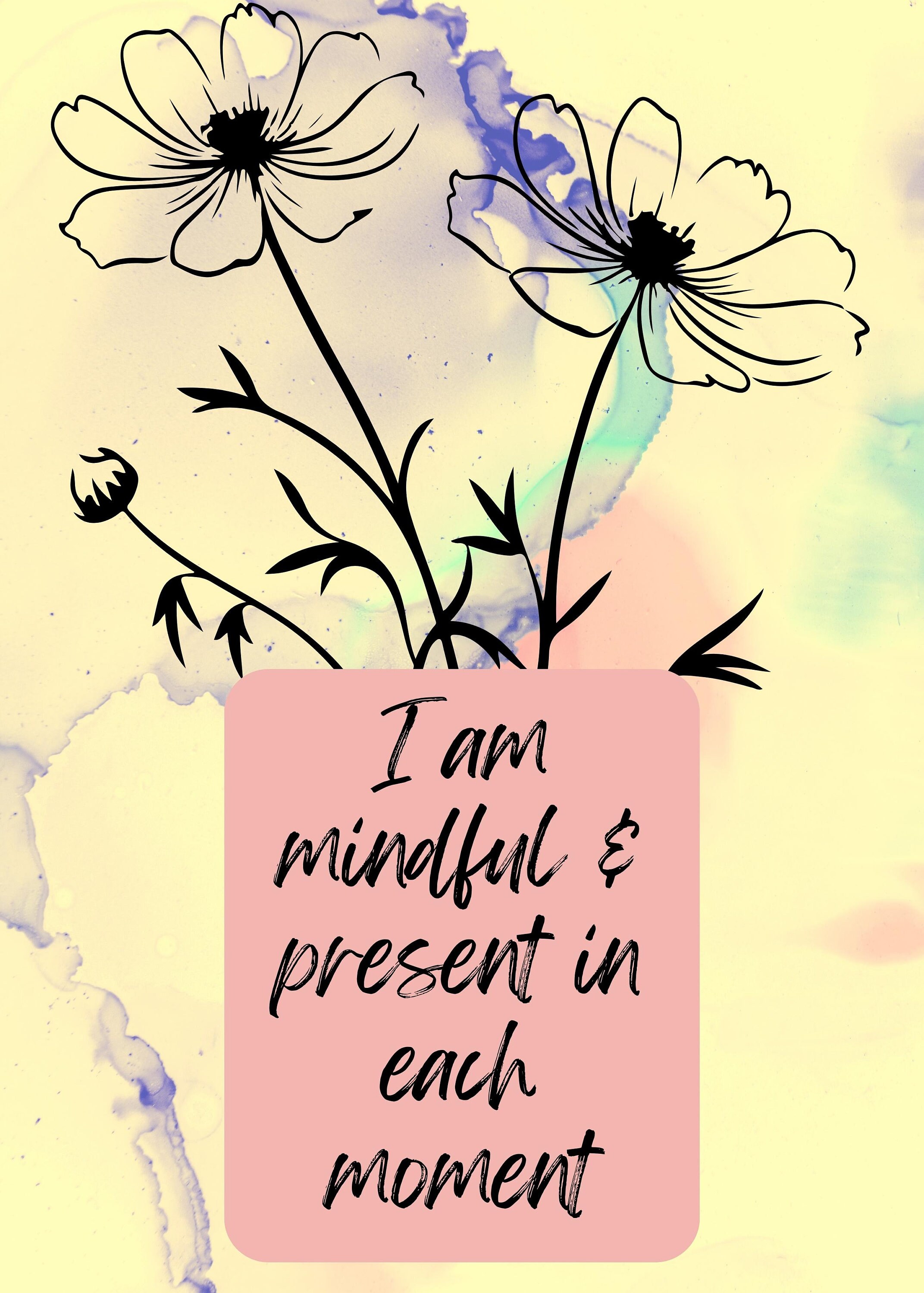 Caregiver Affirmation 4 Mini Posters, Digital Download, Caregiver ...