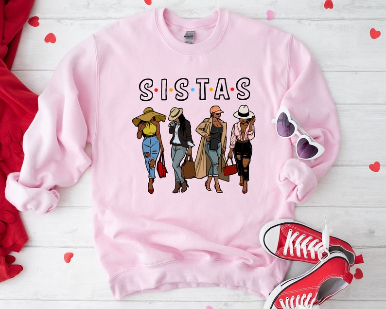 S.i.s.t.a.s Shirt, Afro Women Shirts, Sistas Sisters Shirt, Black Woman ...