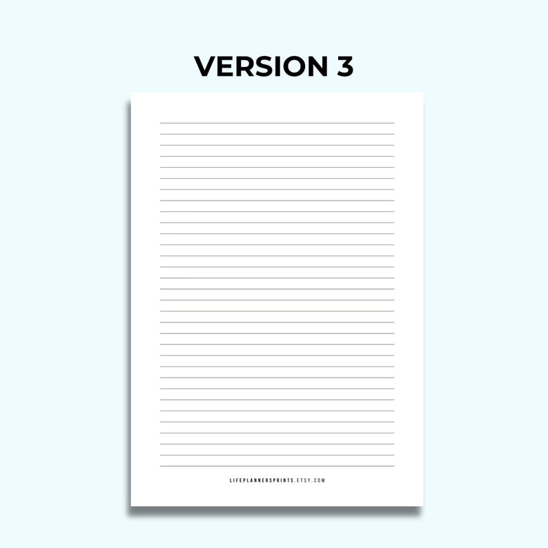 Note Page Printable, Lined Notes, Note Taking, Note Pages, Student ...
