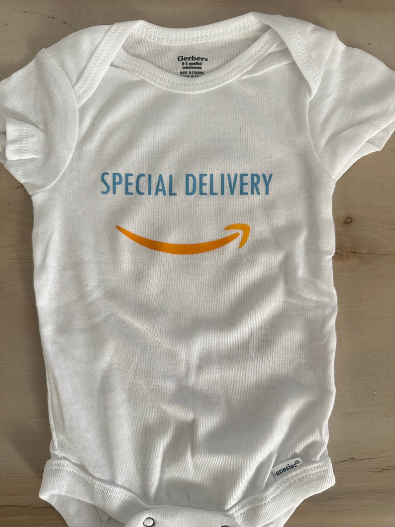 Special Delivery Amazon Baby Onsie - Etsy