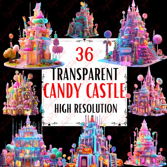 Candy Castle Clipart