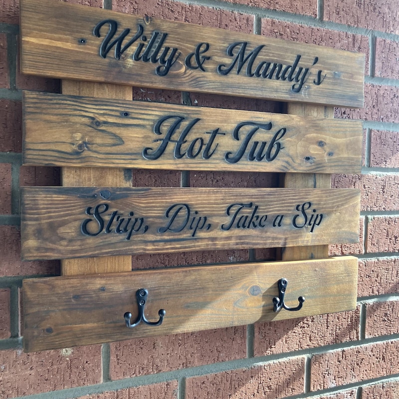 Hot Tub Signs - Etsy