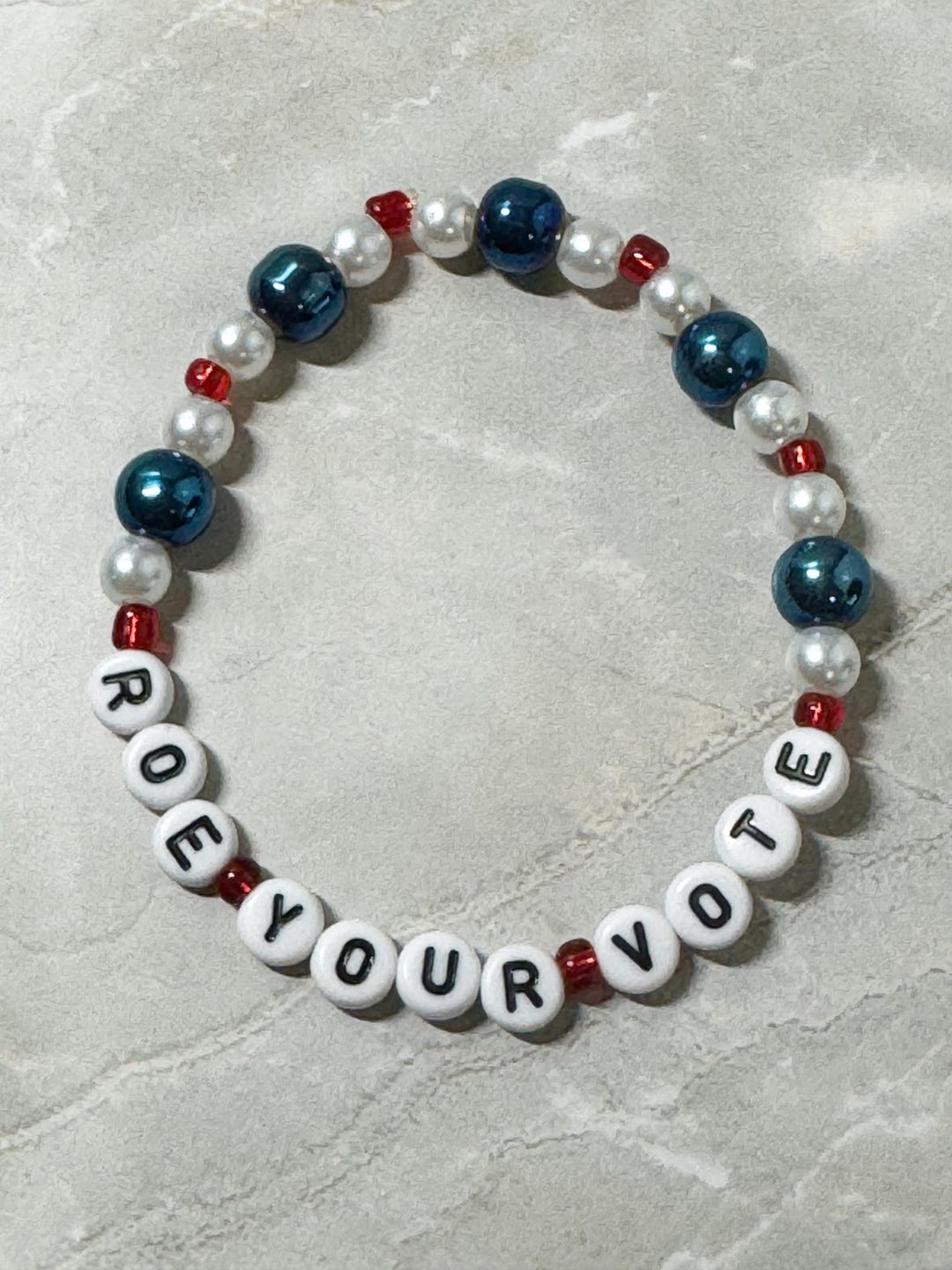 Roe Your Vote Friendship Bracelet-support Womens Rights - Etsy