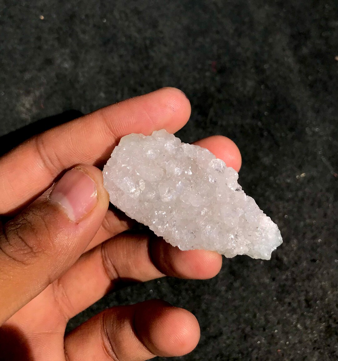 Raw White Apophyllite Crystal Cluster: Natural Diamond Crust - Etsy