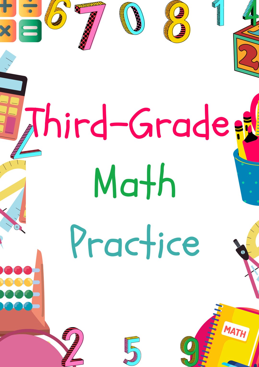 Third-grade Math Practice - Etsy