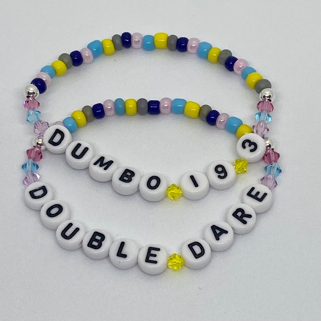Dumbo Double Dare 19.3 Bracelet Stack disneyland Half rundisney - Etsy