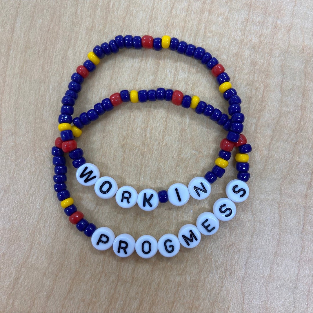 Work in Progmess Ted Lasso Bracelet - Etsy
