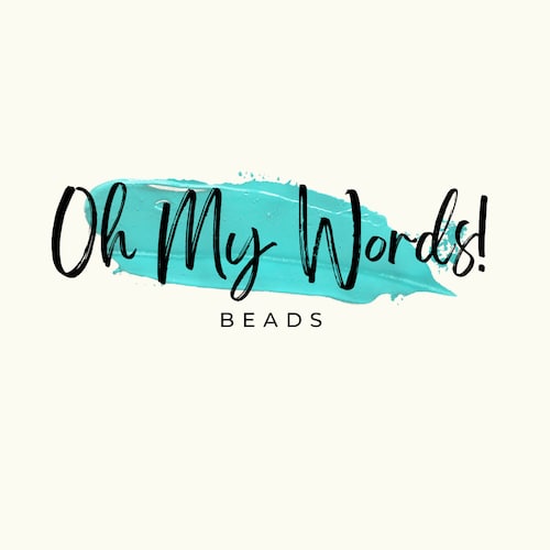OhMyWordsBeads - Etsy