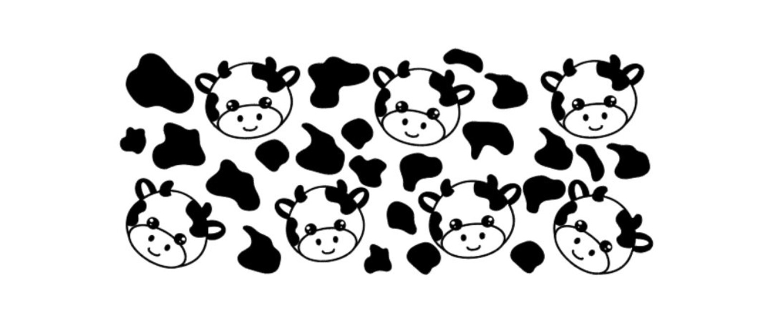 Cow Cheetah Print Farm Animals Country Farm House Dairy - Etsy