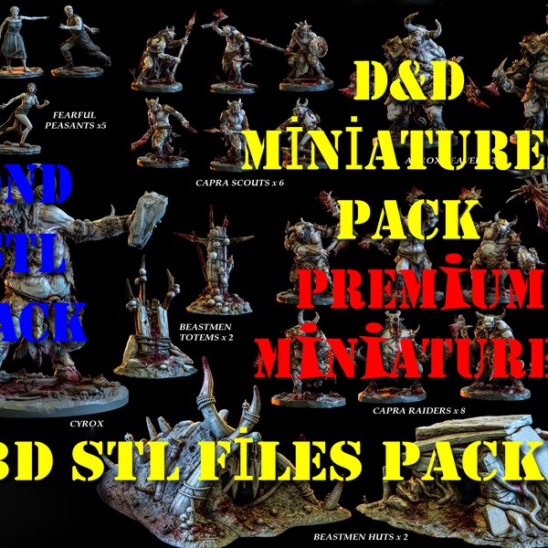 Miniature Stl Files Dnd - Etsy