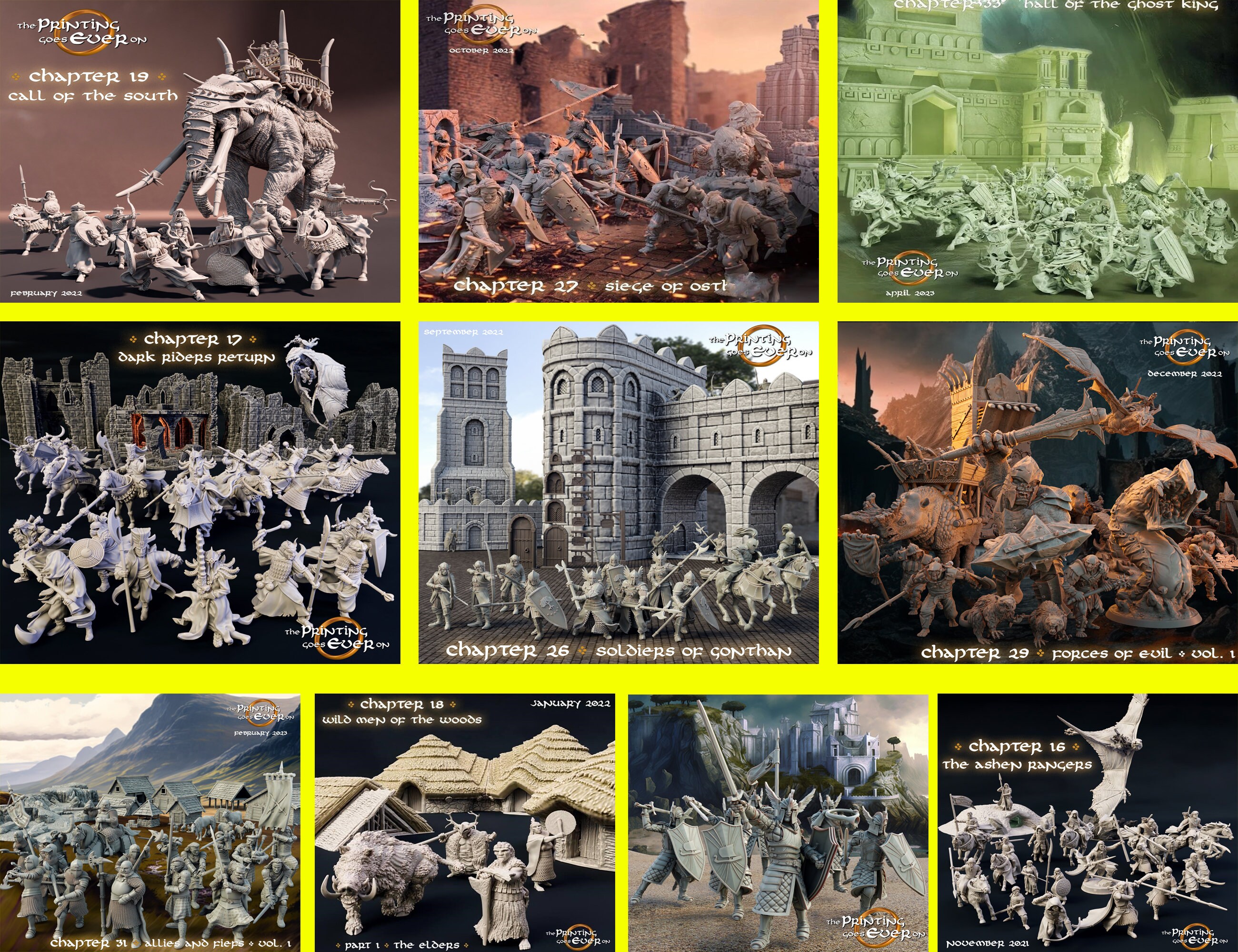 Dnd Mega STL Pack, Mega Stl Pack, Premium Miniatures, Tabletop ...