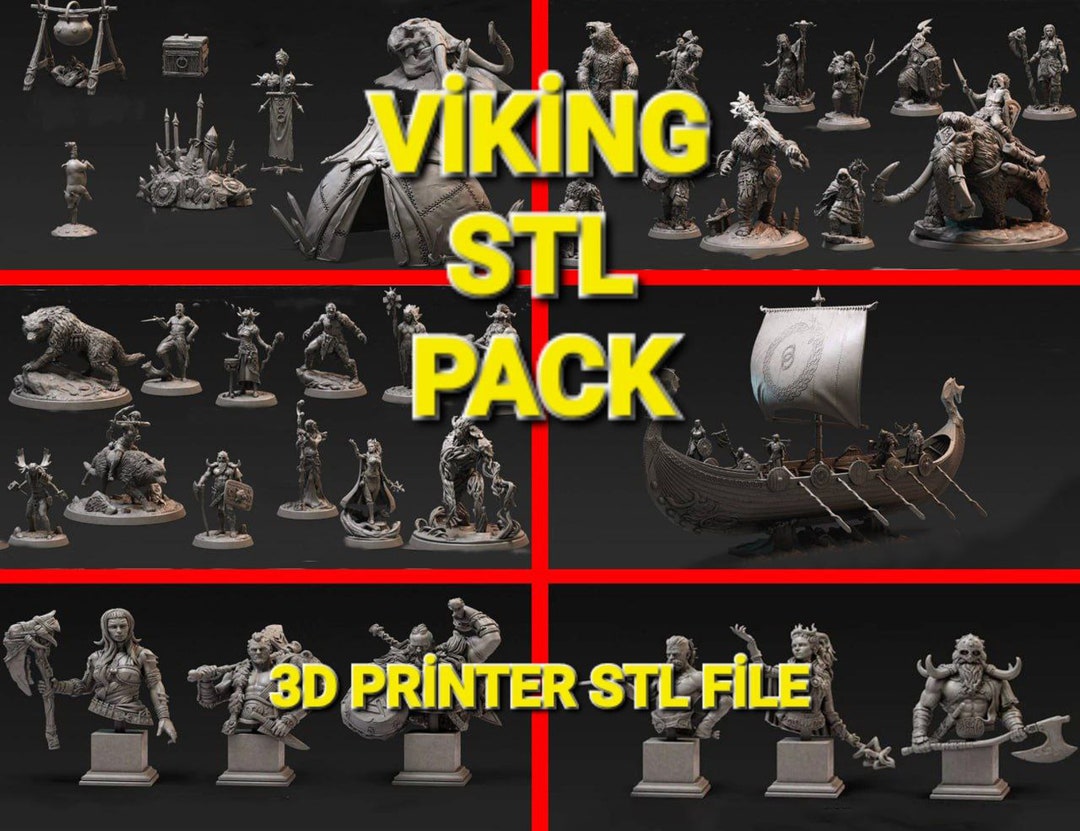 PREMİUM VİKİNG Miniatures, Tabletop Miniatures, RPG Miniatures, Dnd ...