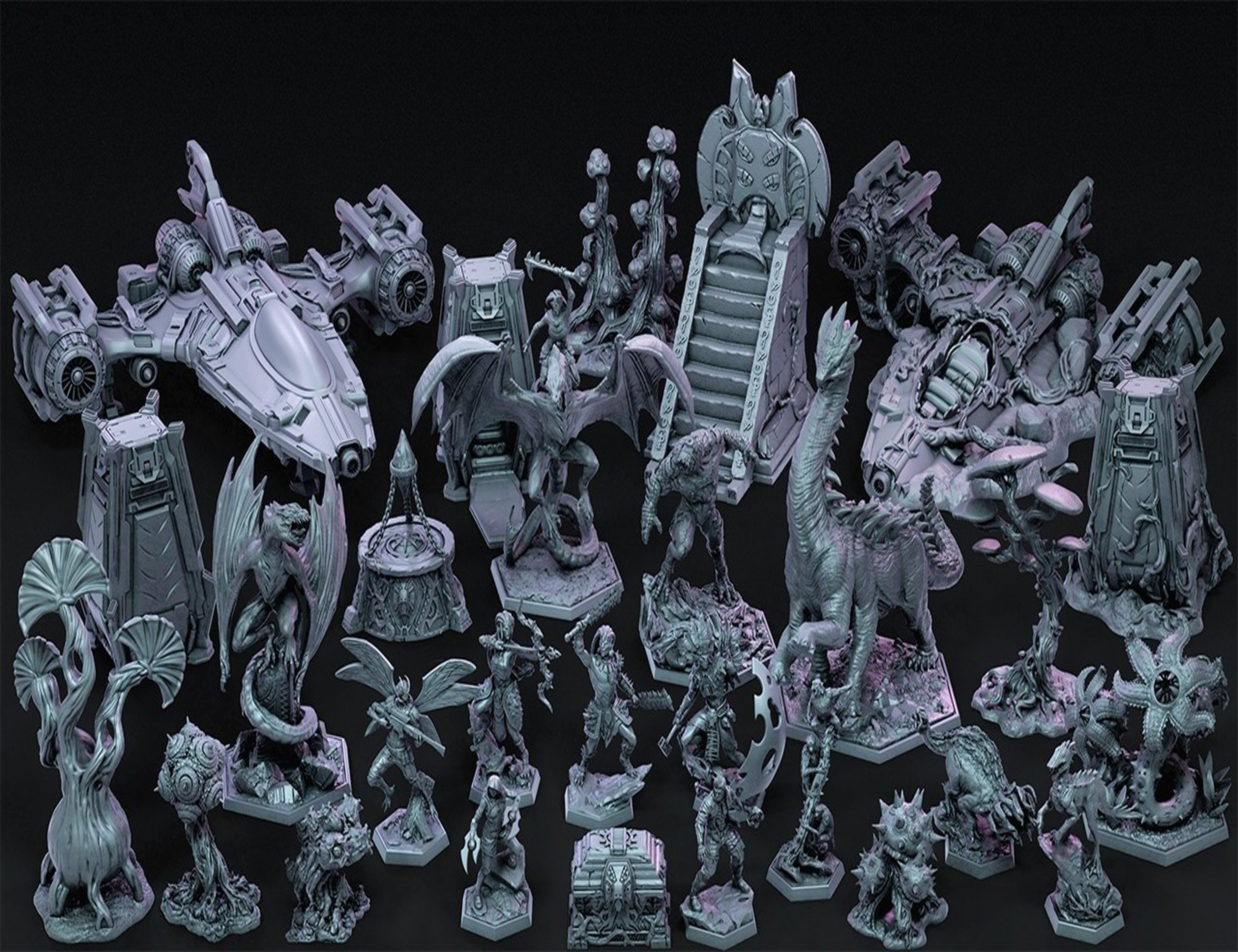 LOOT STUDiOS SCi_Fİ MeGA STL Bundle, Stl Pack, PREMiUM MiNiATURES ...