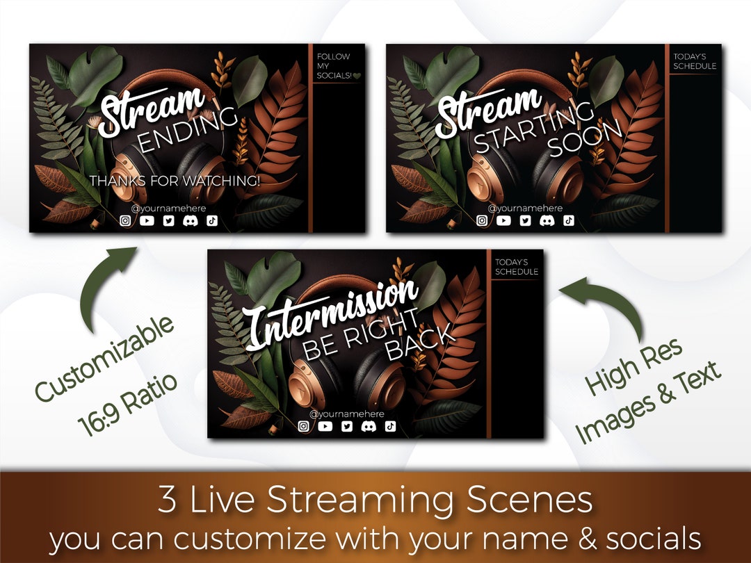 Cozy Vintage Stream Scene Overlays | Twitch Stream Overlay | Kick ...