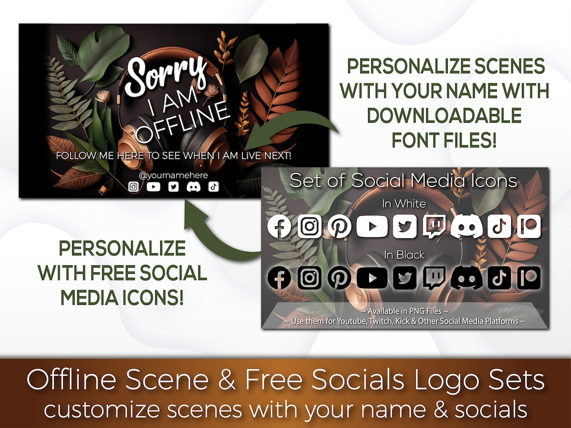 Cozy Vintage Stream Scene Overlays | Twitch Stream Overlay | Kick ...