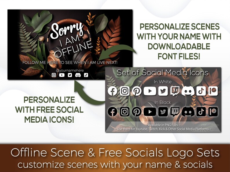 Cozy Vintage Stream Scene Overlays | Twitch Stream Overlay | Kick ...