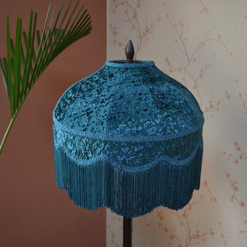 Teal Lampshade - Etsy