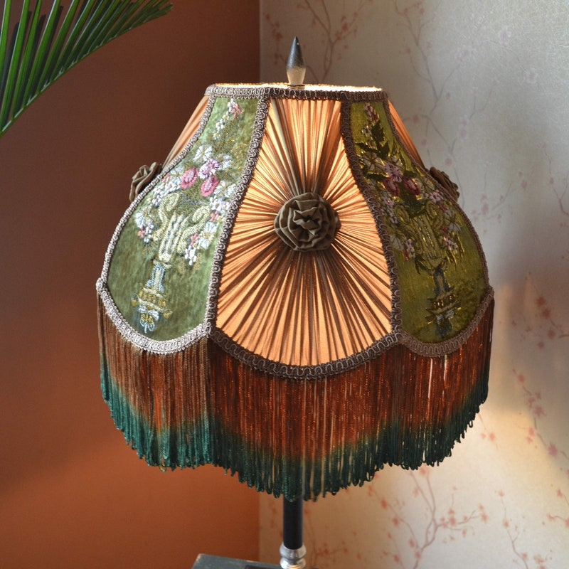 Fringed Lampshade - Etsy UK