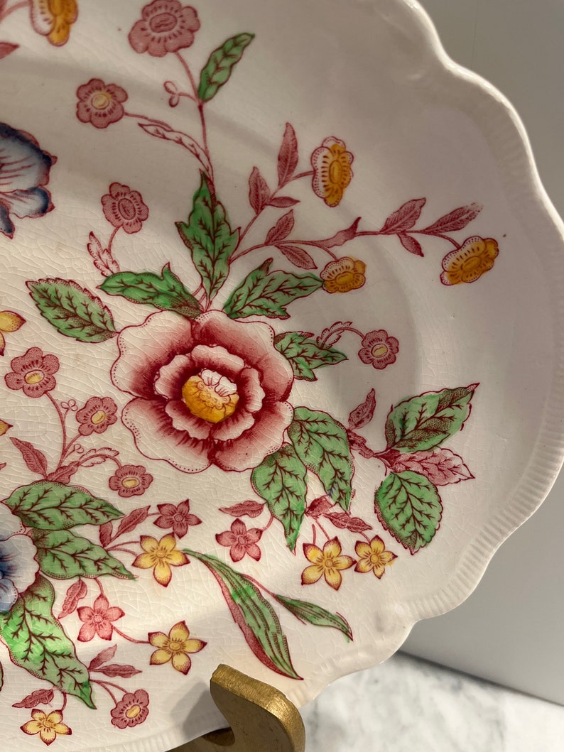 Johnson Brothers English Bouquet Pattern Oval Serving Platter. Measures ...