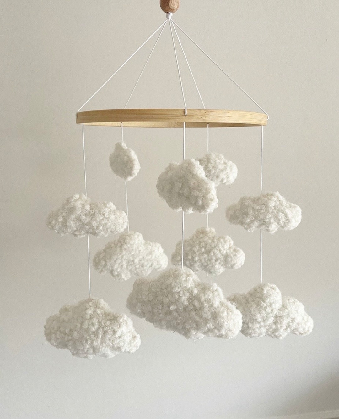 BOUCLE CLOUD Cot Mobile | Cot Mobile | Cloud Cot Mobile | Boucle | Crib ...