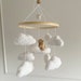 TEDDY’S DREAM Cot Mobile, Boucle Cot Mobile, Cloud Mobile, Neutral ...