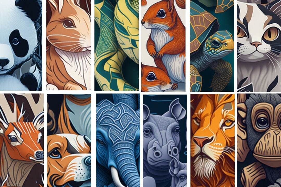 12 Animal Patterns - Etsy