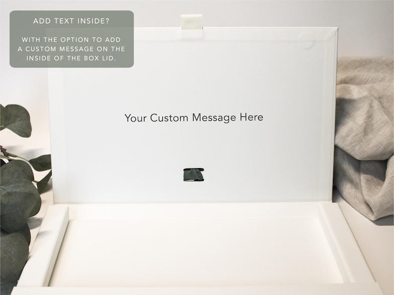 Personalised A4 Presentation Box | Custom Luxury Gift Box | Ribbon ...
