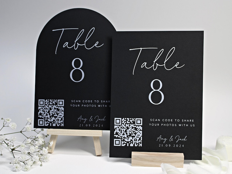 Wedding Table Numbers Signs | Wedding Table Decor | Minimalistic ...