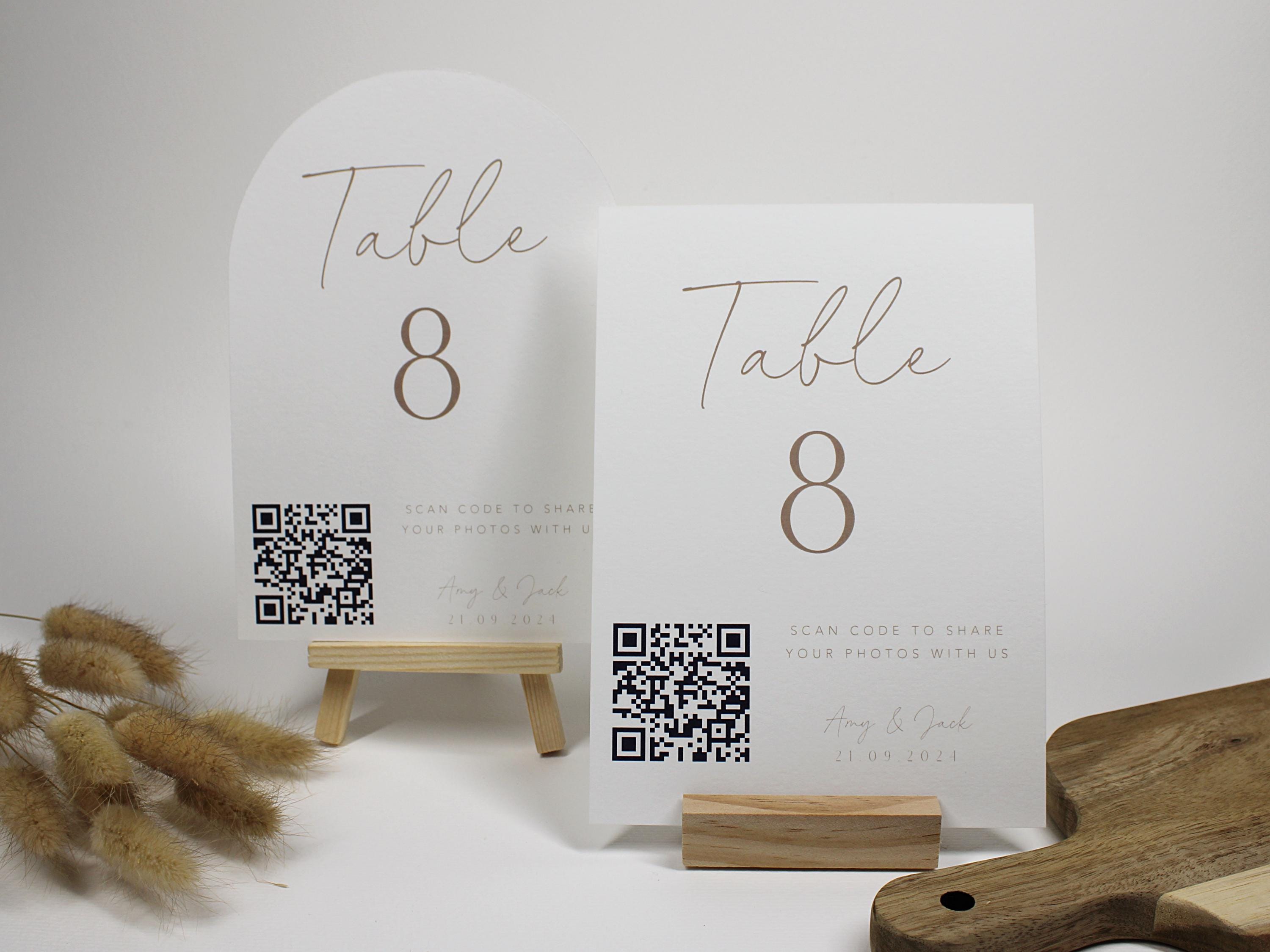 Wedding Table Numbers Signs | Wedding Table Decor | Minimalistic ...