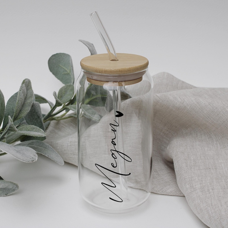 Personalized Glass Cup - Etsy